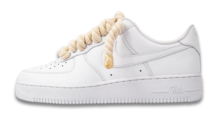Nike Air Force 1 Chunky Rope Laces Beige