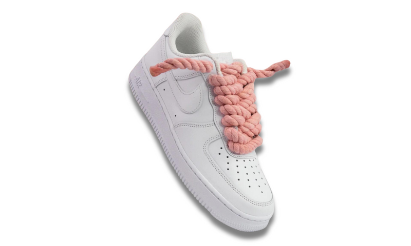 Nike Air Force 1 Chunky Rope Laces Pink